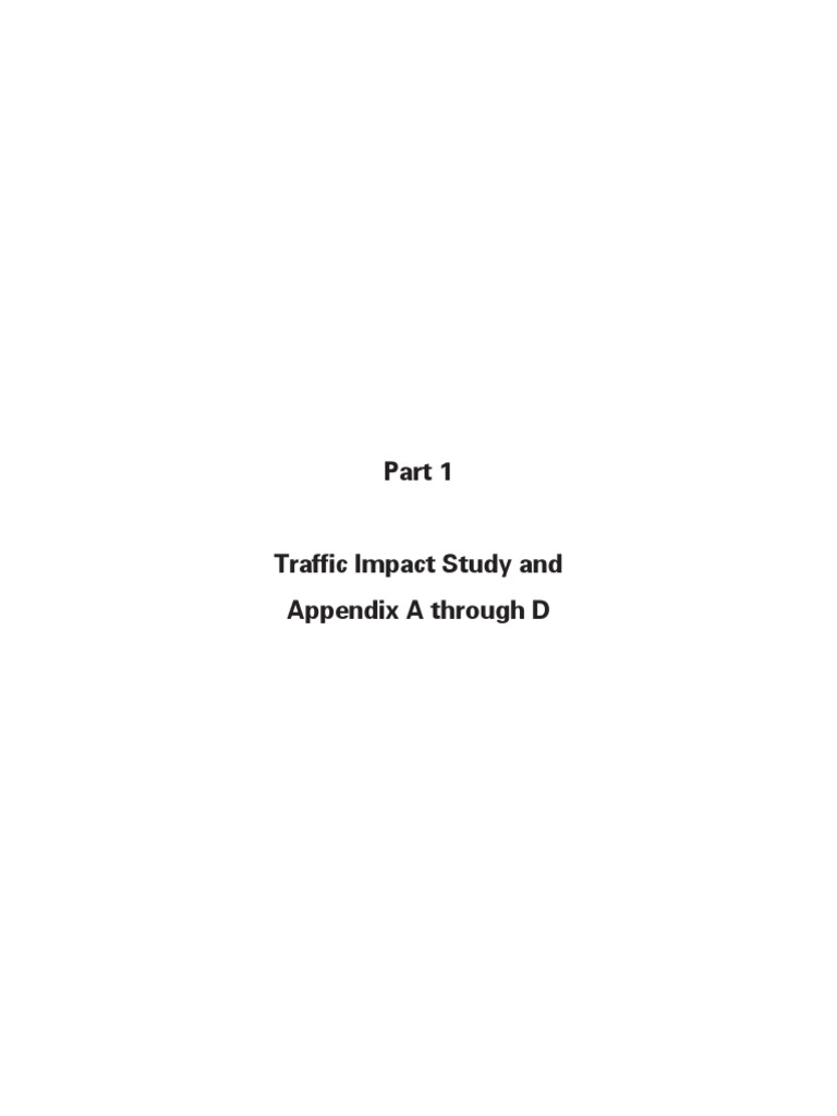 #76place - Part 1 - Traffic Impact Study and Appendix A Through D | PDF ... #76place - Part 1 - Traffic Impact Study and Appendix A Through D | PDF ...