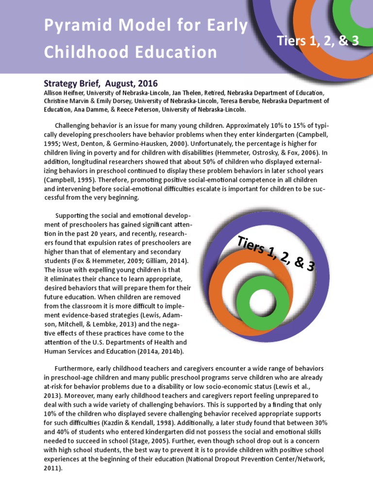 Pyramid Model 8-22-16 - 0 | PDF | Cognition | Cognitive Science