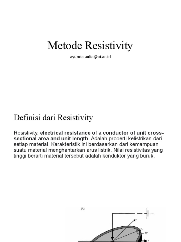 Metode Resistivity | PDF