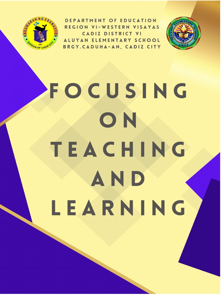 Focusing On Teaching and Learning PDF | PDF
