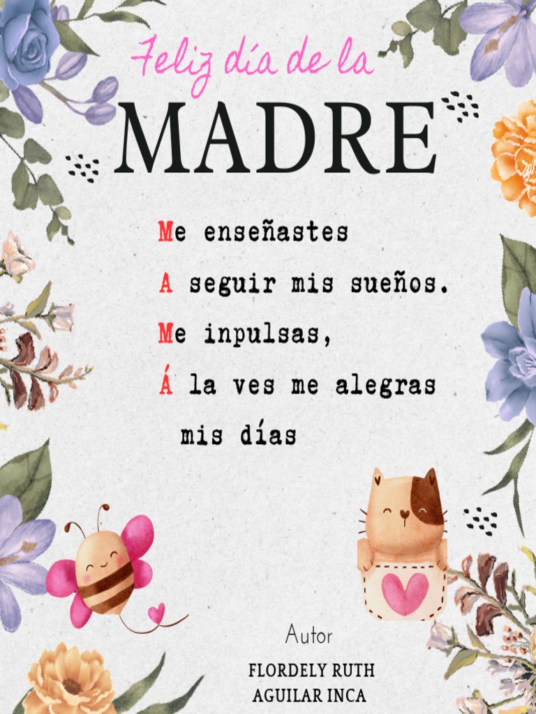 Poema para el Día de la Madre | PDF