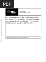 Conventional Isolation Methods. Detection of Salmonella SPP | PDF ...