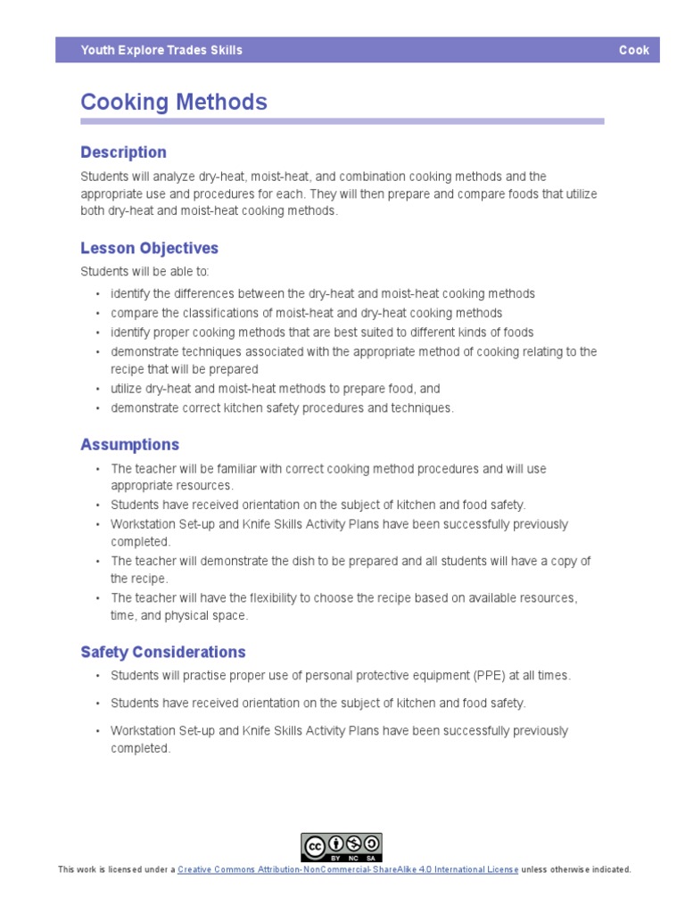 11 Cooking Methods | PDF | Stir Frying | Cooking