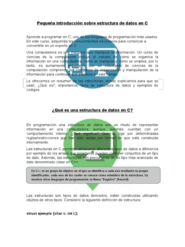 Estructura de Datos | PDF | C ++ | Lenguaje de programación