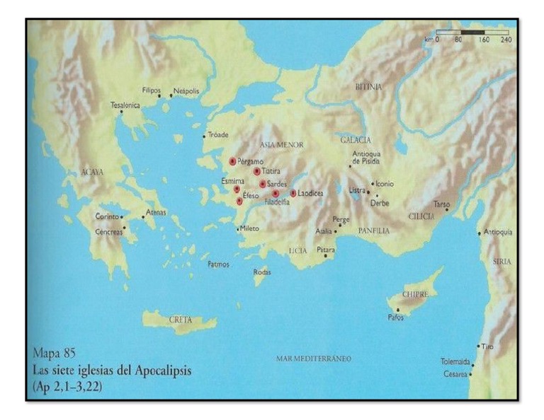 Mapa de Las 7 Iglesias | PDF