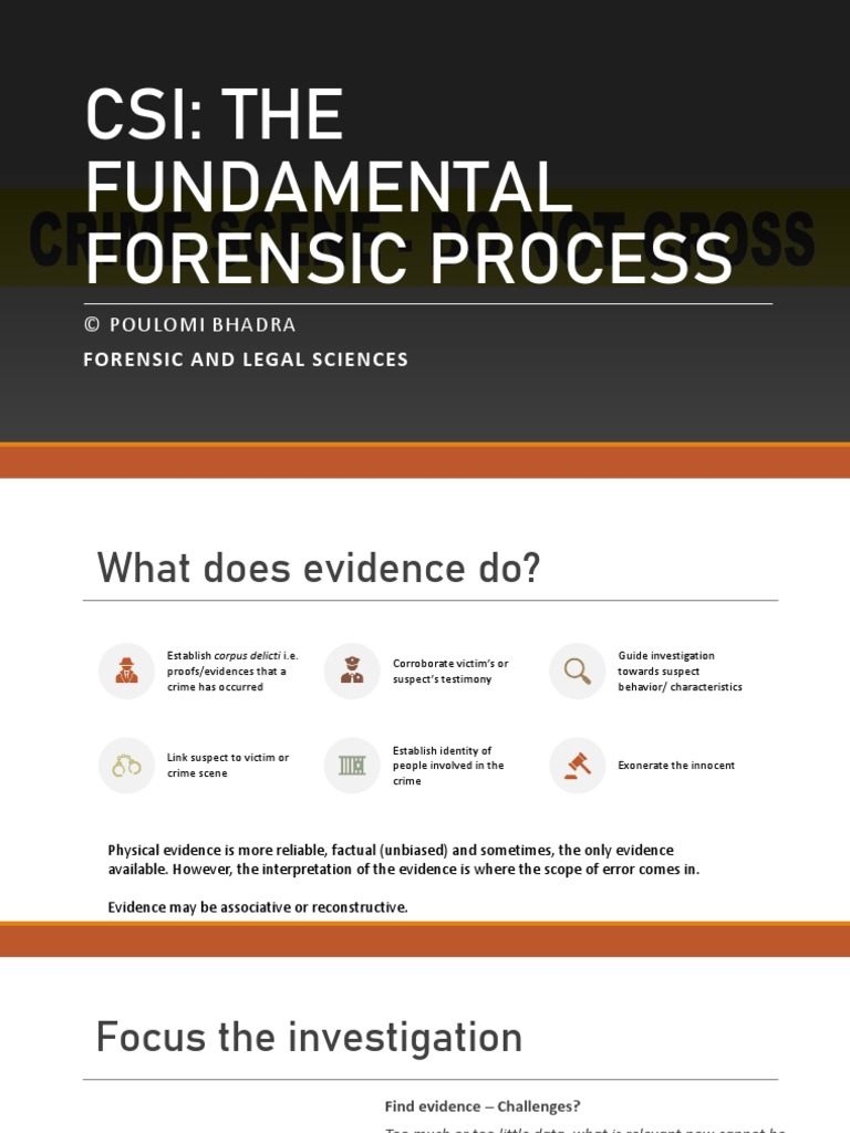 Csi PDF | PDF | Crime Scene | Forensic Science