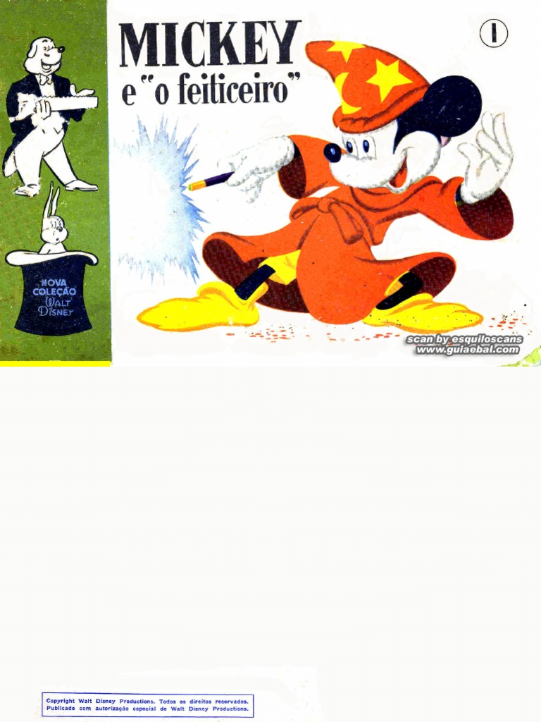 Ebal Editora 1 Mickey E ''O Feiticeiro'' | PDF