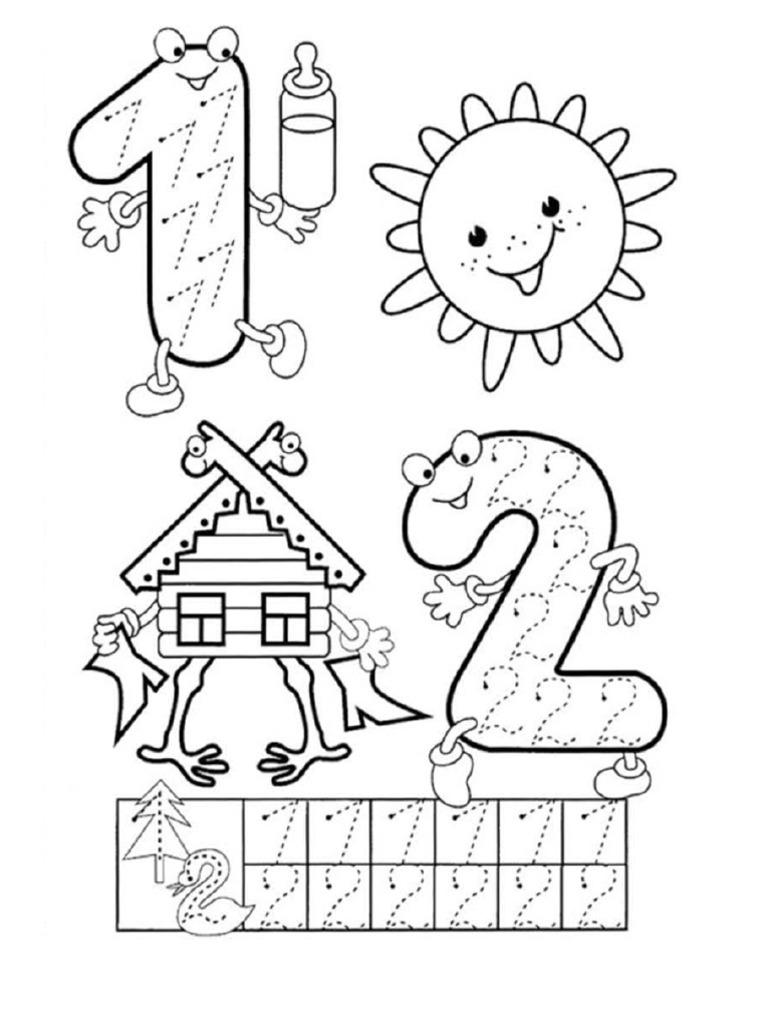 Ejercicios Numeros 0 - 10 | PDF