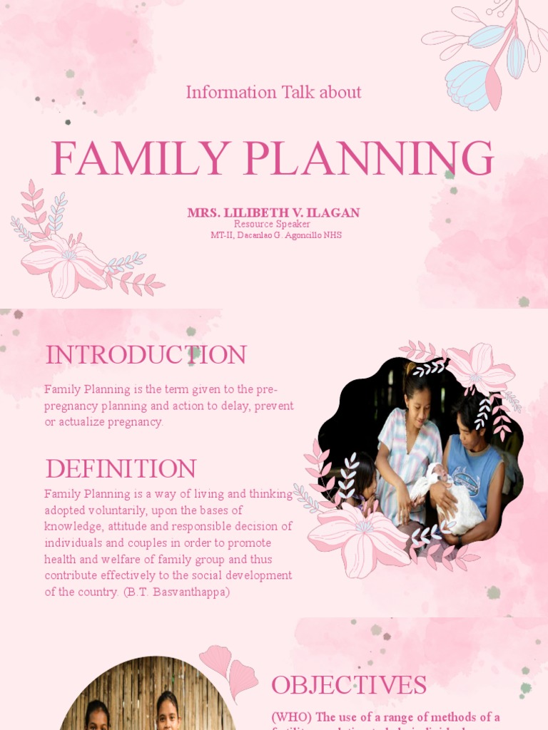 Family Planning PPT | PDF | Birth Control | Family Planning