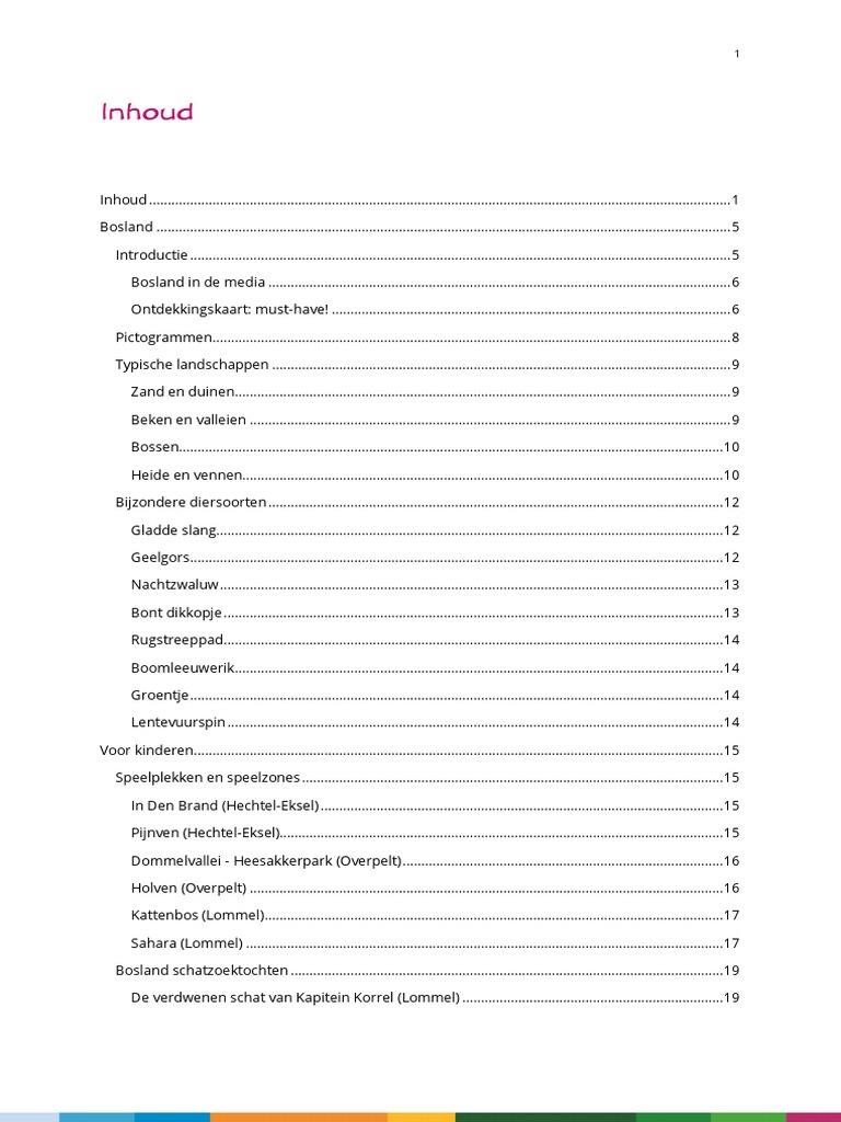 Bosland Informatiegids Pocketformat | PDF