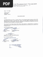 HDFC Authority Letter PDF | PDF