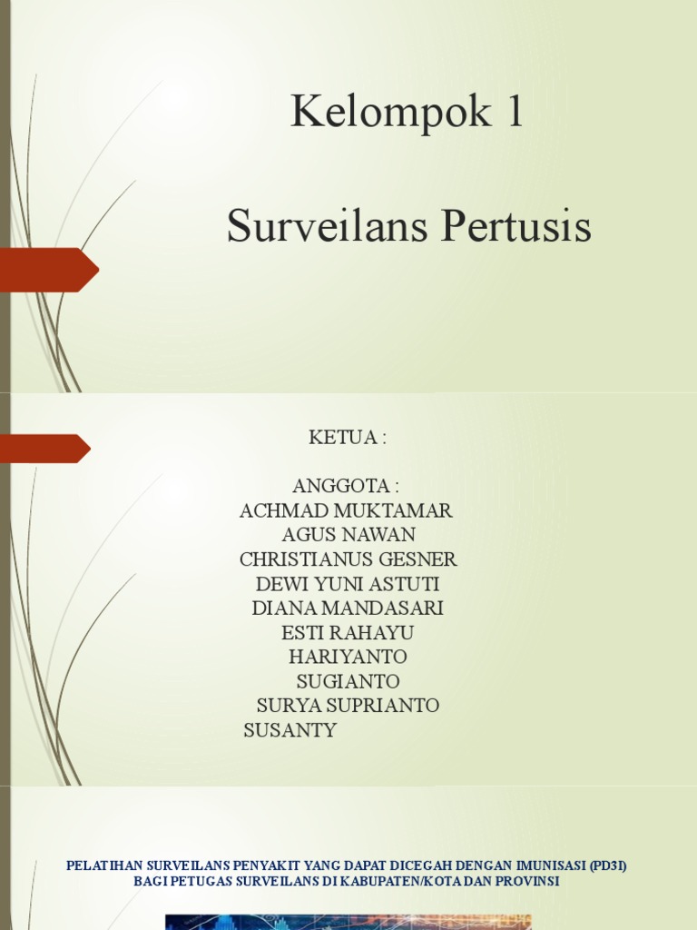 Kelompok 1 Pertusis | PDF