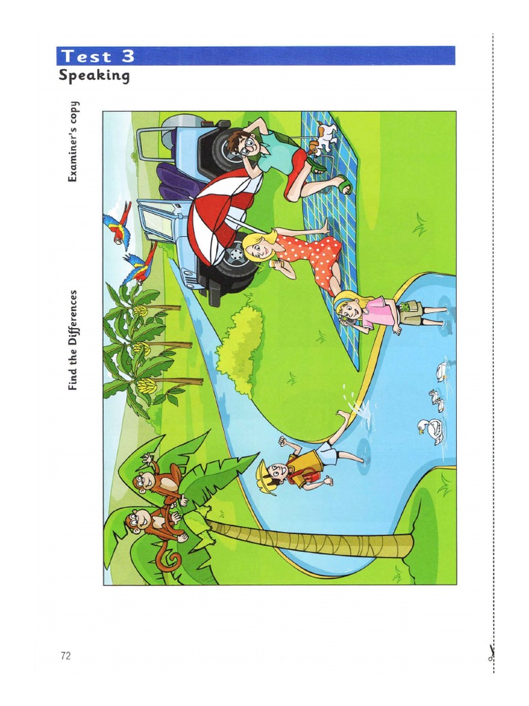 SPEAKING TEST 3 - A2 Flyers Authentic Examination Papers 1 - Student's ...