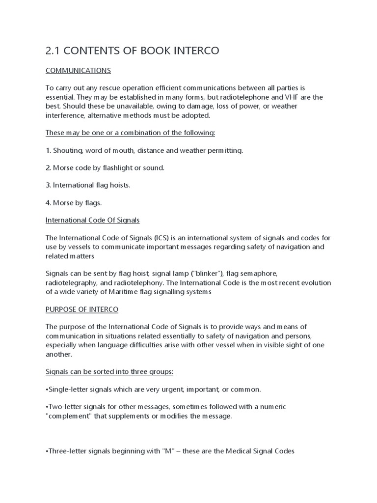 Contents of Book Interco | PDF | Telecommunications ...