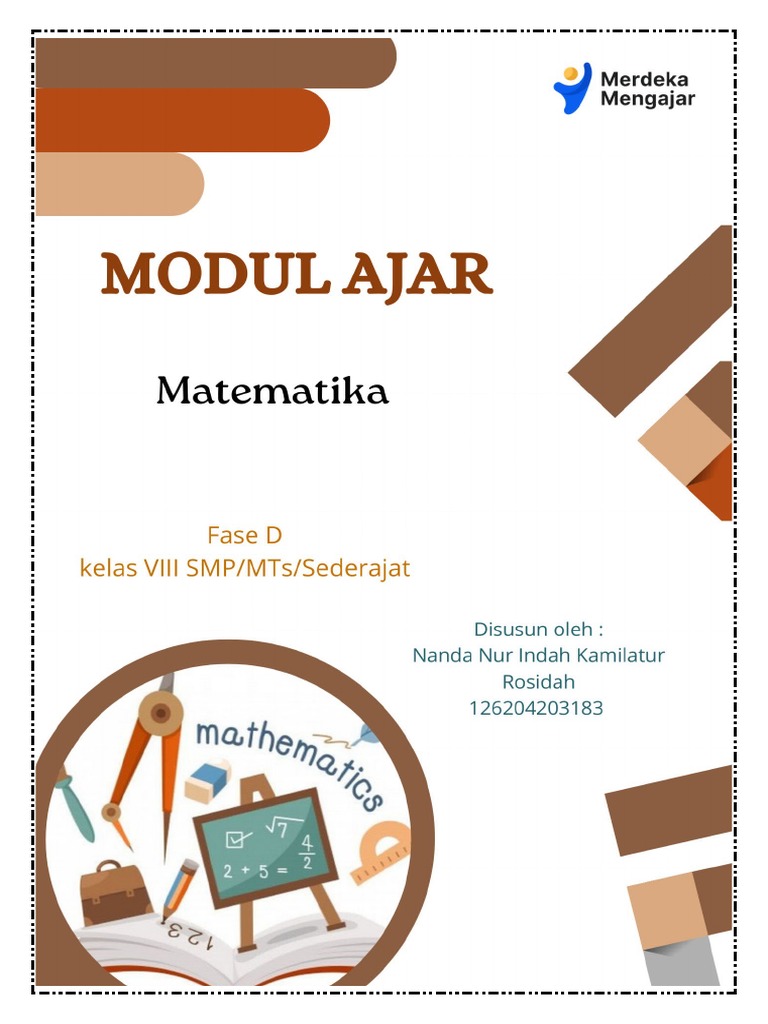 Modul Ajar Matematika Modus, Jangkauan | PDF