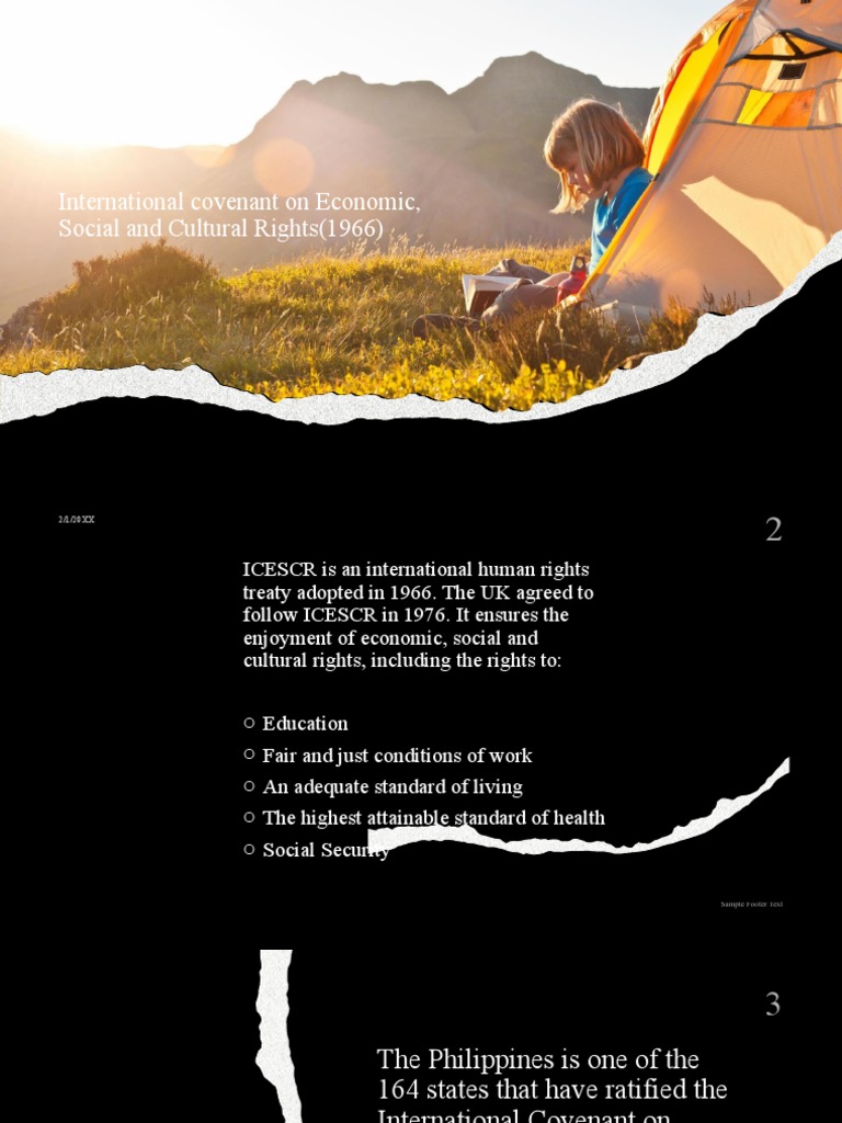 ICESCR: Economic, Social, Cultural Rights | PDF | Computing