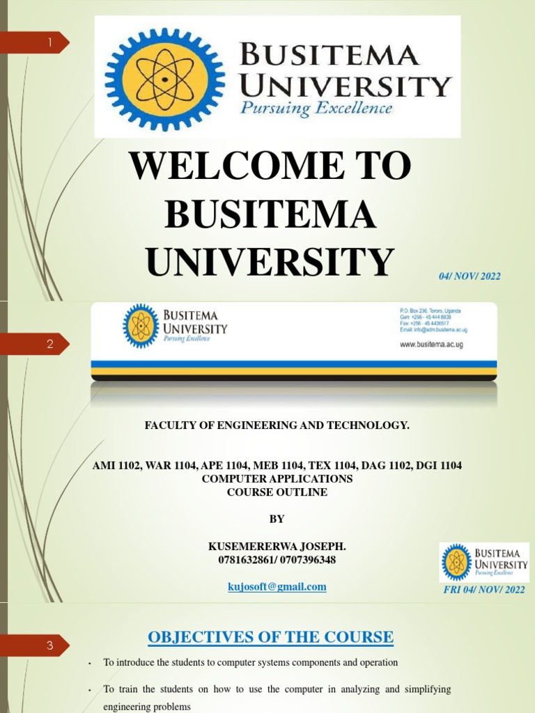 Lecture 0. Computer Applications.-1 | PDF | Lecture | Engineering