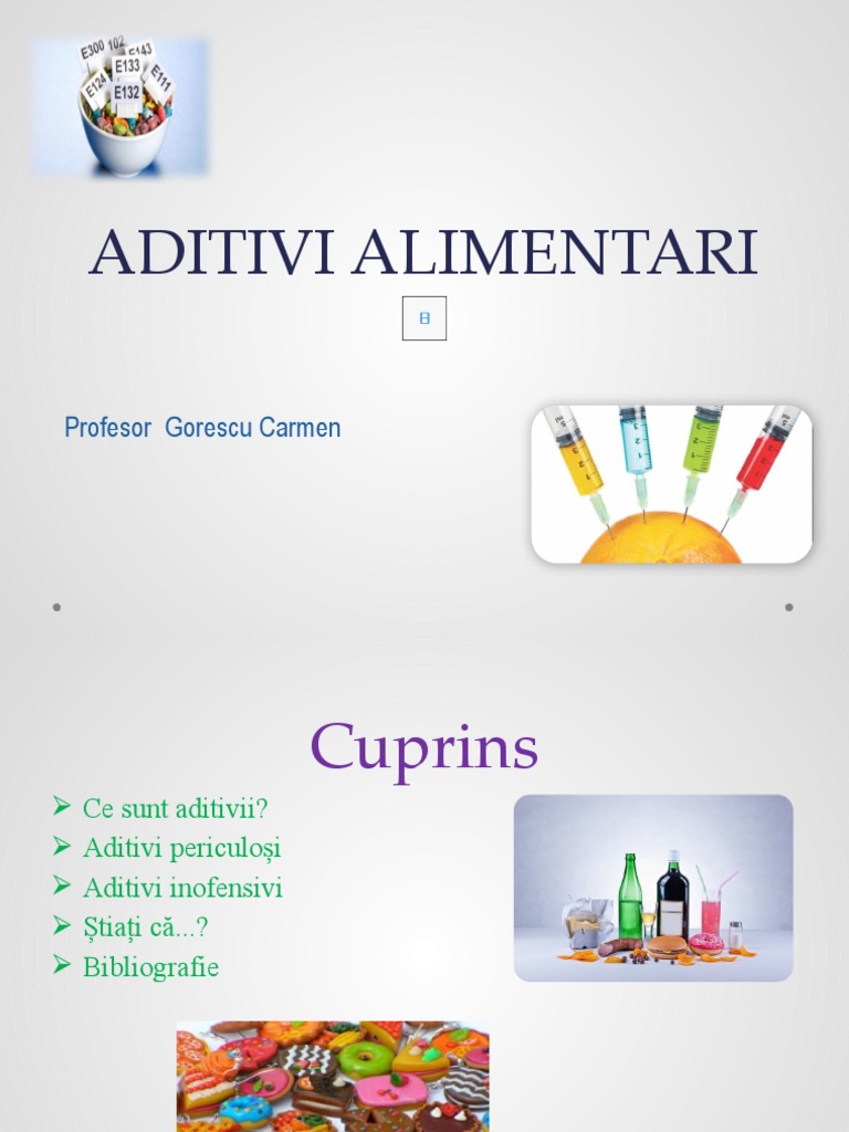 Aditivi - Alimentari 2020 | PDF