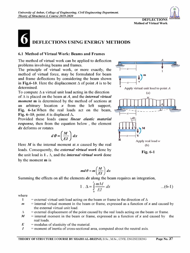 Theory of Structures I-06-A PDF | PDF