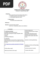 Detailed Lesson Plan Primary Colors Semis | PDF | Color | Red