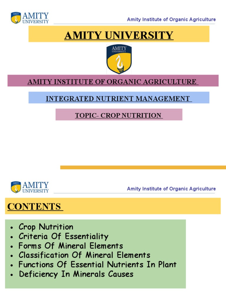 Crop Nutrition and Essential Elements Guide | PDF | Soil | Nutrients