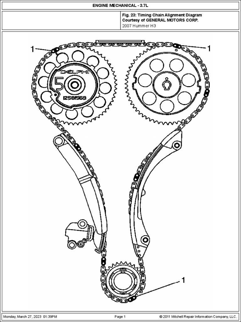 2007 Hummer H3 Timing Chain Guide | PDF