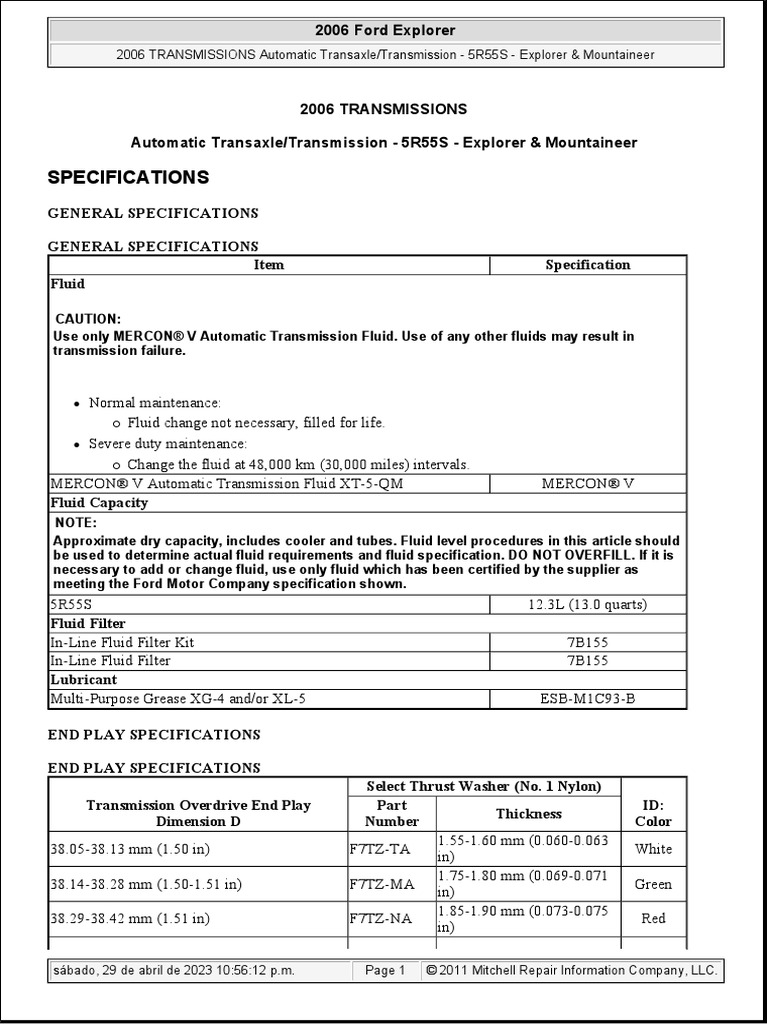 5r55s PDF | PDF | Clutch | Automatic Transmission