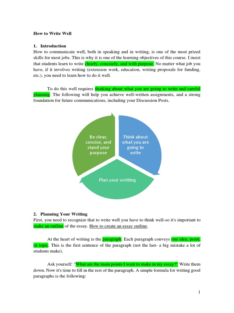 Effective Essay Writing Guide | PDF | Essays | Writing