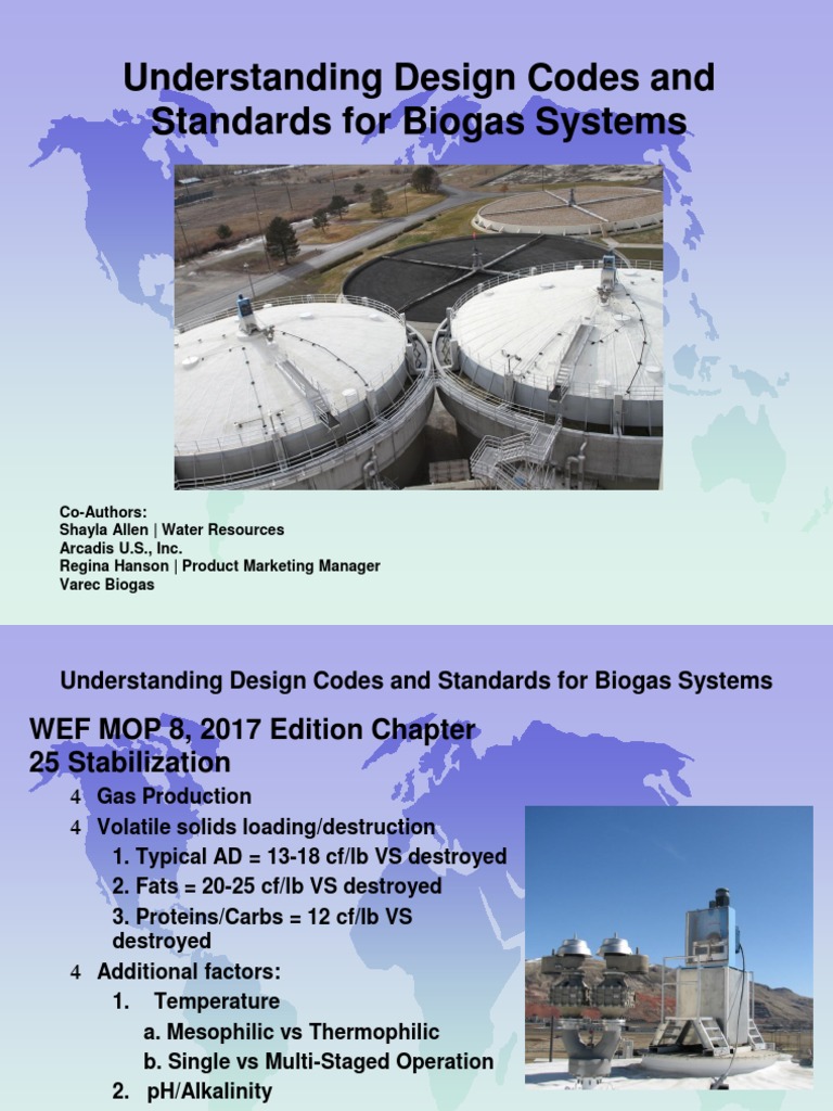 Design Codes and Standards For Biogas System | PDF | Anaerobic ...
