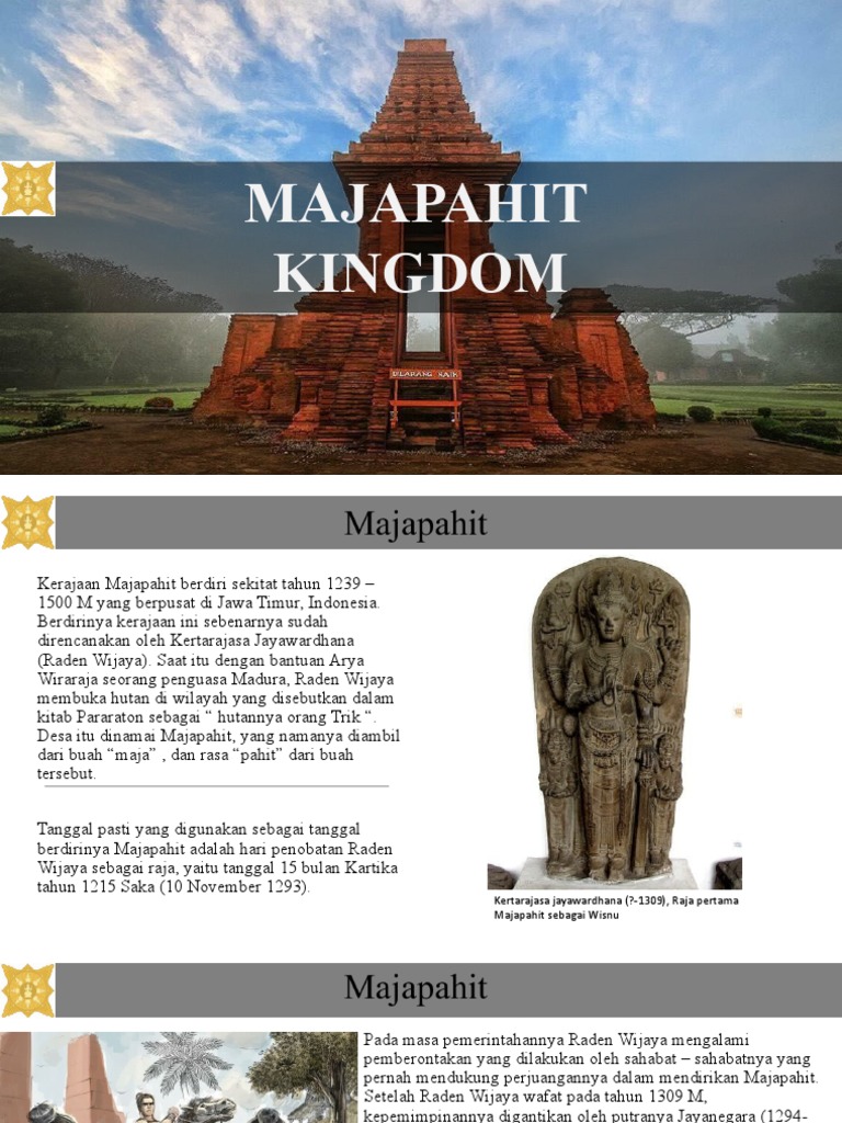 Sejarah Berdirinya Kerajaan Majapahit | PDF