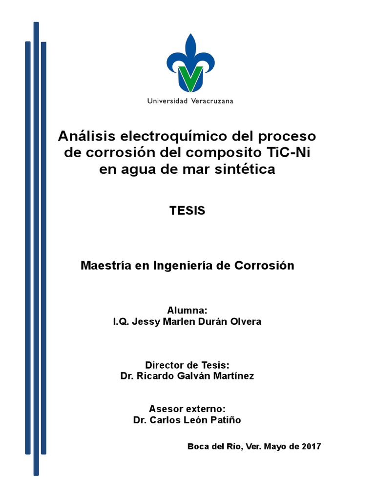 Análisis Electroquímico Del Proceso de Corrosion Tic Ni | PDF ...