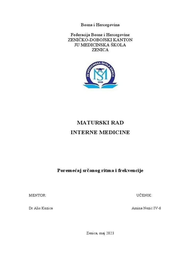 Amina maturski rad | PDF