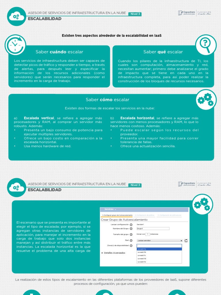 Escalabilidad | PDF | Computación en la nube | Escalabilidad