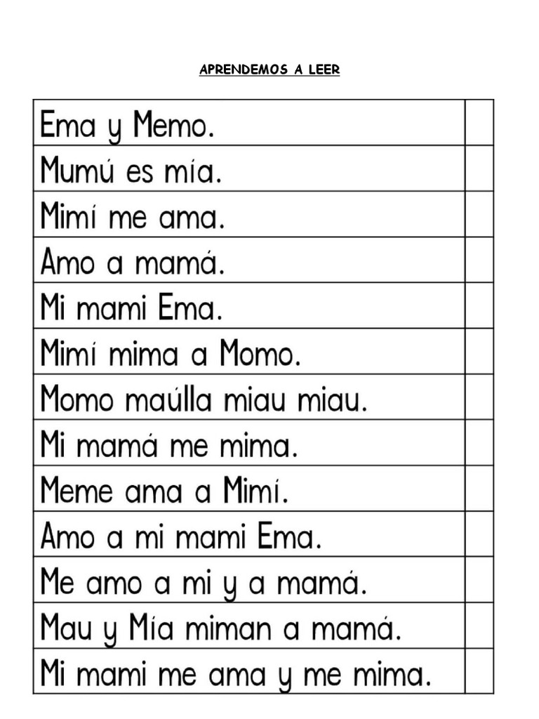 Aprendemos A Leer | PDF