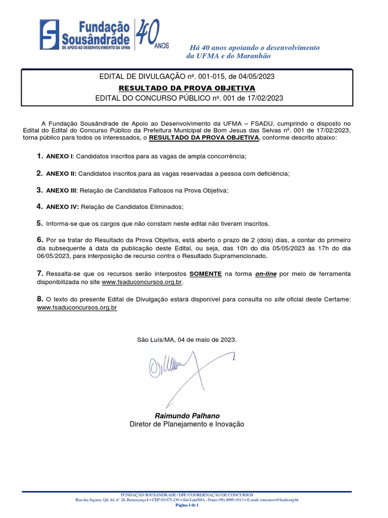 Prova Concurso PDF | PDF