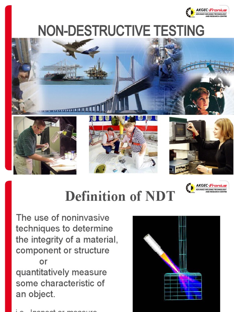 NDT Testing Method | PDF | Nondestructive Testing | Quantitative Research