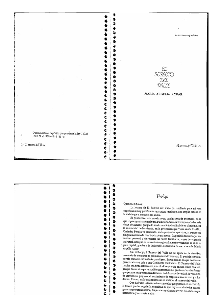 El Secreto Del Valle | PDF