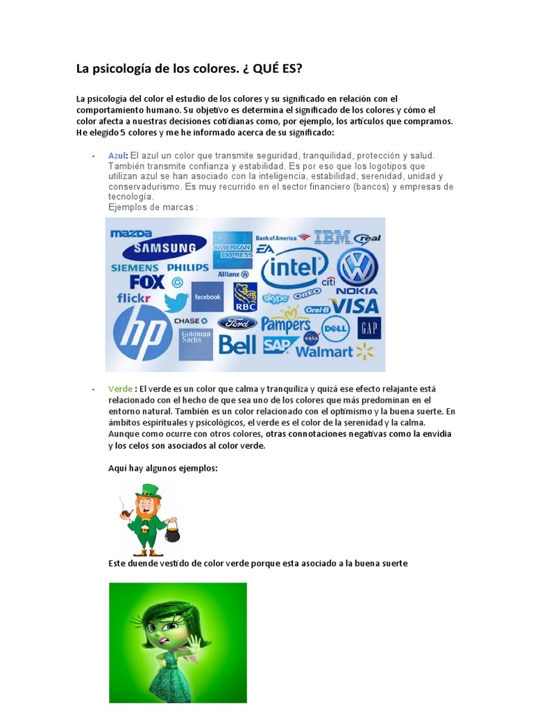 Psicología Dels Colors | PDF | Color | Sicología