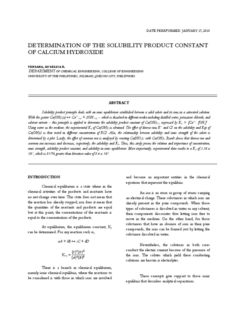 Chem 17 - DETERMINATION OF THE SOLUBILITY PRODUCT CONSTANT OF CALCIUM ...