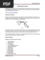 British Association Thread Sizes Chart | PDF | Metalworking | Machining