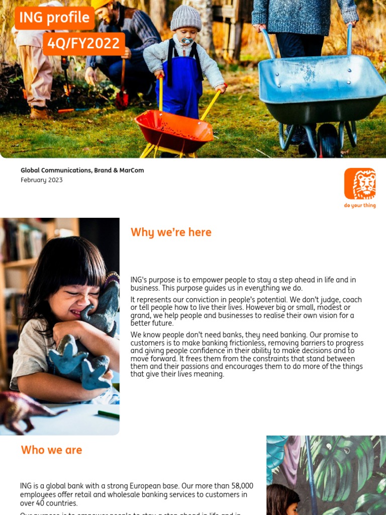 ING Group's 4Q/FY2022 Results and Strategic Priorities | PDF | Banks ...
