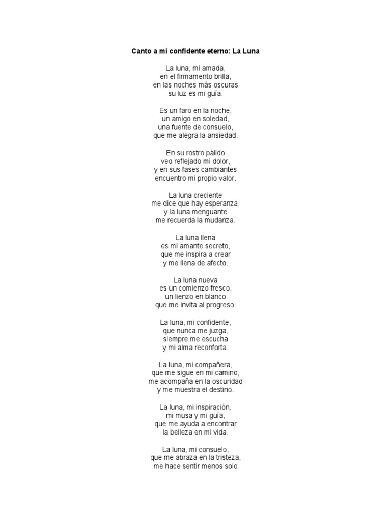 Poema de La Luna | PDF