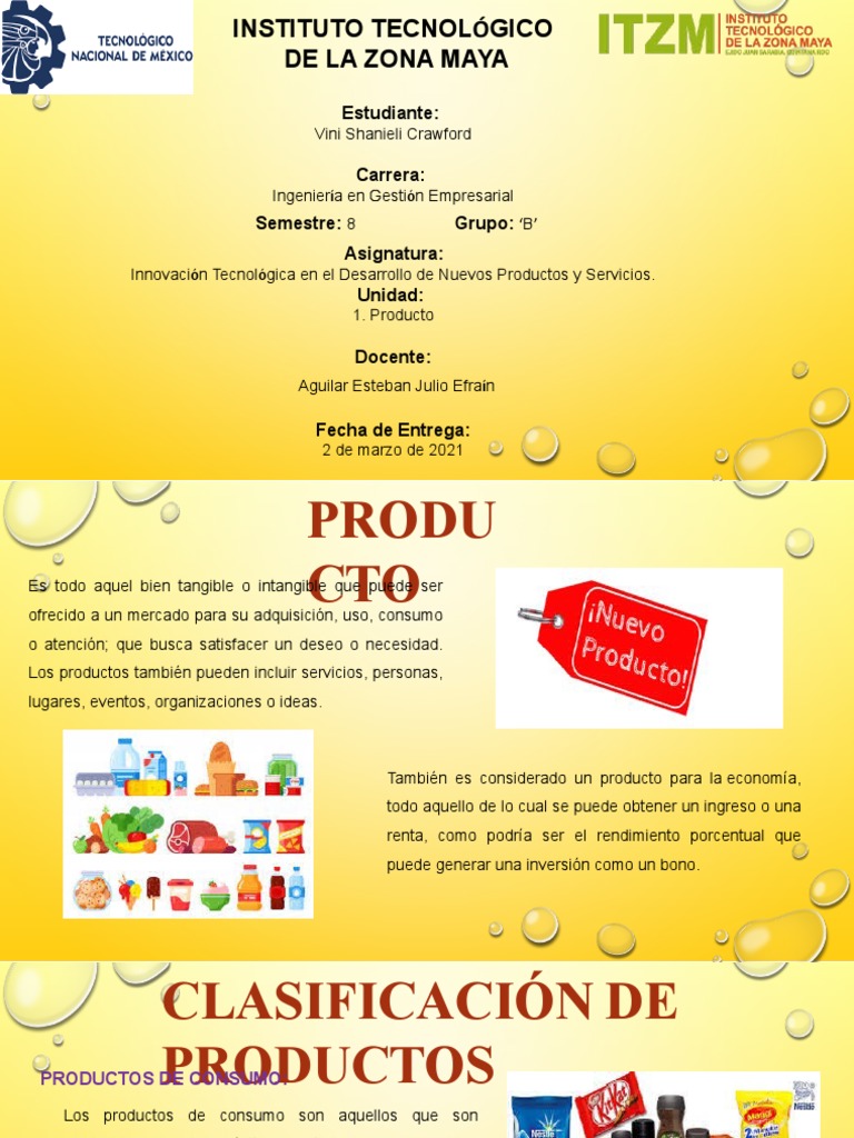 Unidad 1 Producto | PDF | Marketing | Producto (Negocio)