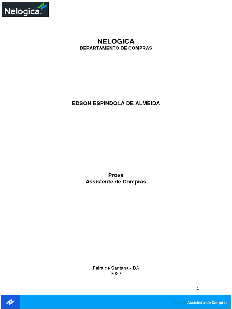 Prova Assistente de Compras | PDF | Opção (finanças) | Demanda
