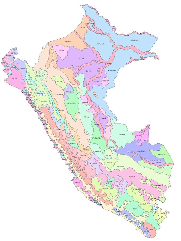 Mapa de Suelos Del Perù | PDF