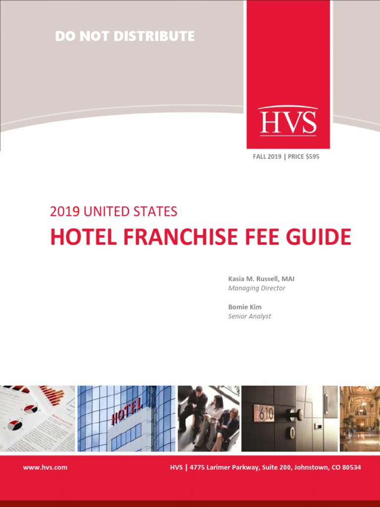 2019 Hotel Franchise Fee Overview | PDF | Franchising | Hotel
