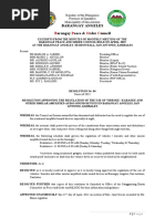 Minutes of Lupon Tagapamayapa | PDF