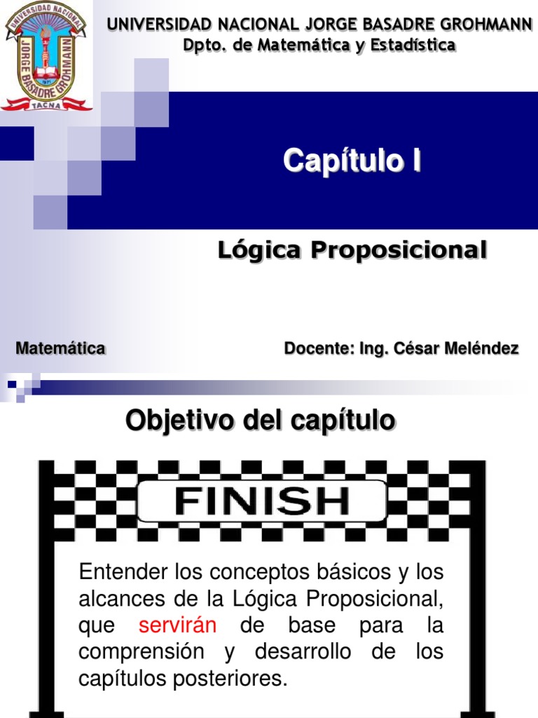 Lógica Proposicional y Tablas de Verdad | PDF | Proposición | Verdad