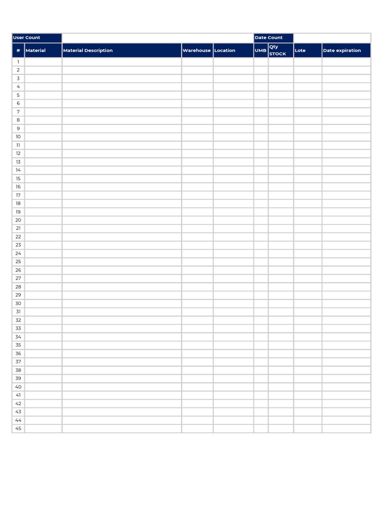 Formato Conteo inventario.pdf | PDF