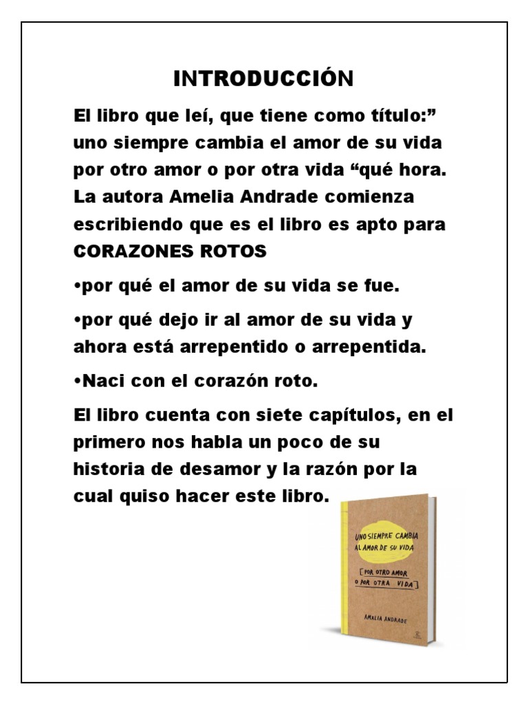 Reseña de Uno Siempre Cambia Al Amor de Su Vida Por Otro Amor o Por ... Reseña de Uno Siempre Cambia Al Amor de Su Vida Por Otro Amor o Por ...